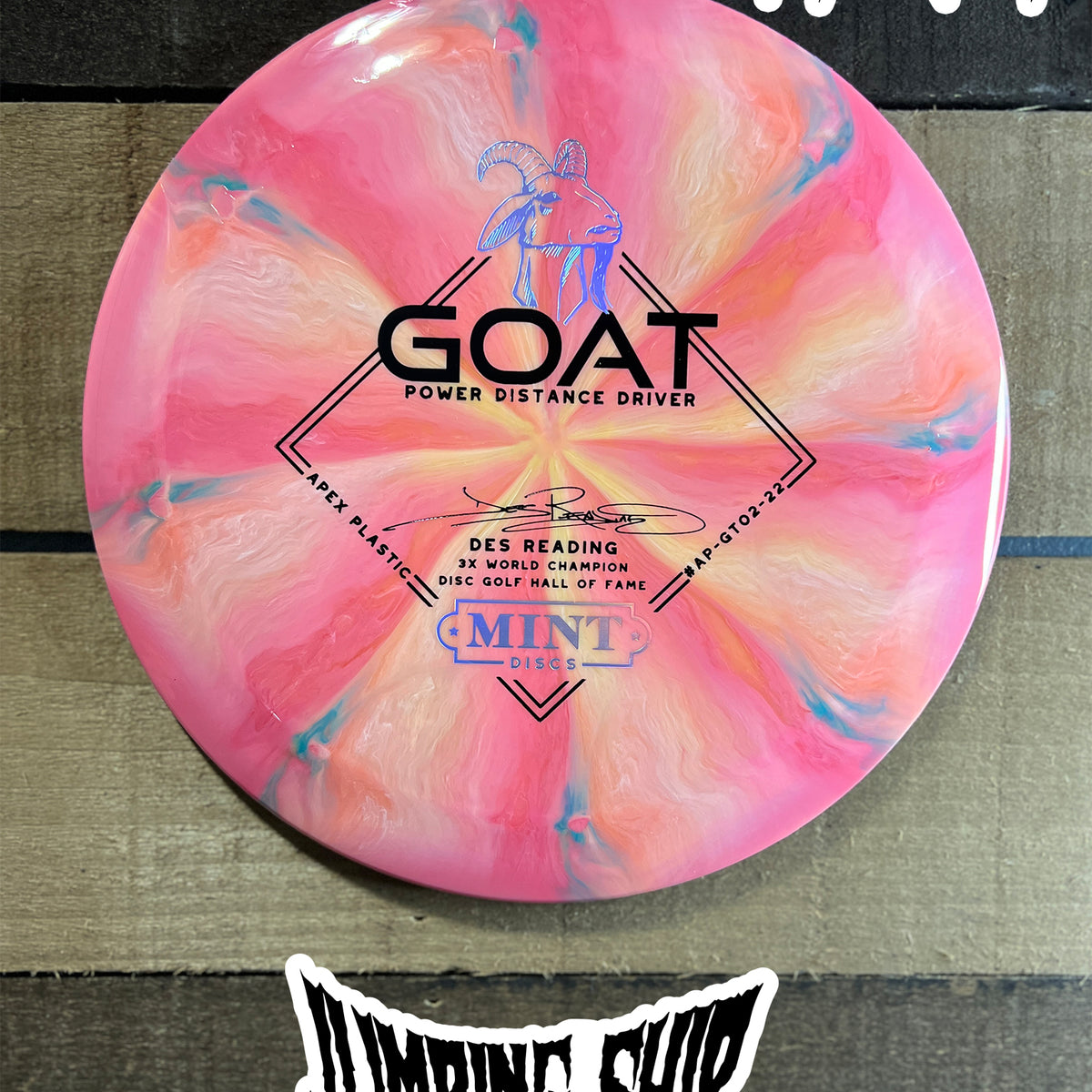 Goat - Swirly Apex Plastic (Des Reading Signature) - Jumping Ship DG ...